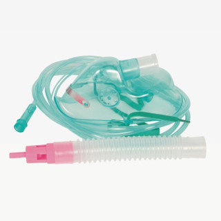 35, 40, 60 Medical Grade PVC Venturi Mask With 6 Connectors For Medical ...