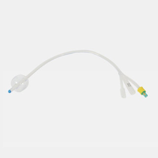 Single Use 100% Silicone One Way, Two Way Foley Catheter / Urinary Bag ...
