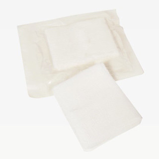 White, Blue, Green Pure 100% Cotton Sterilize Gauze Swabs / Gauze Wound ...